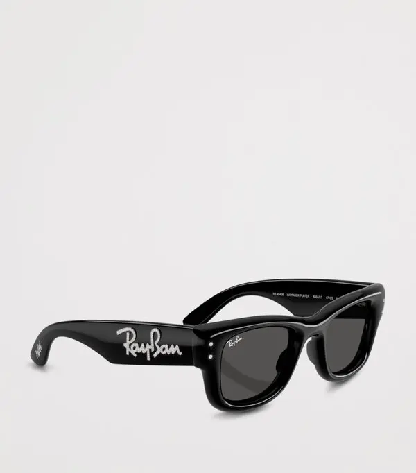 Ray-ban Puffer Square Crystal Edition Wayfarer Sunglasses