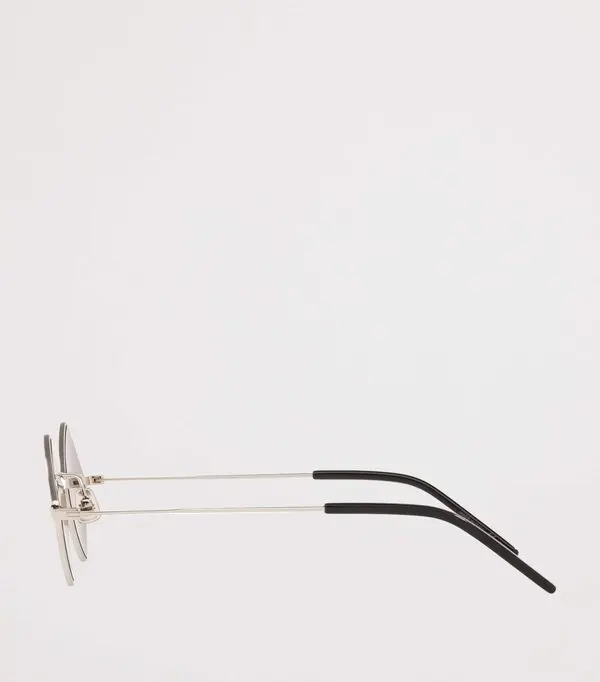 Saint Laurent Sl 302 Lisa Diamond Frame Sunglasses - Blue