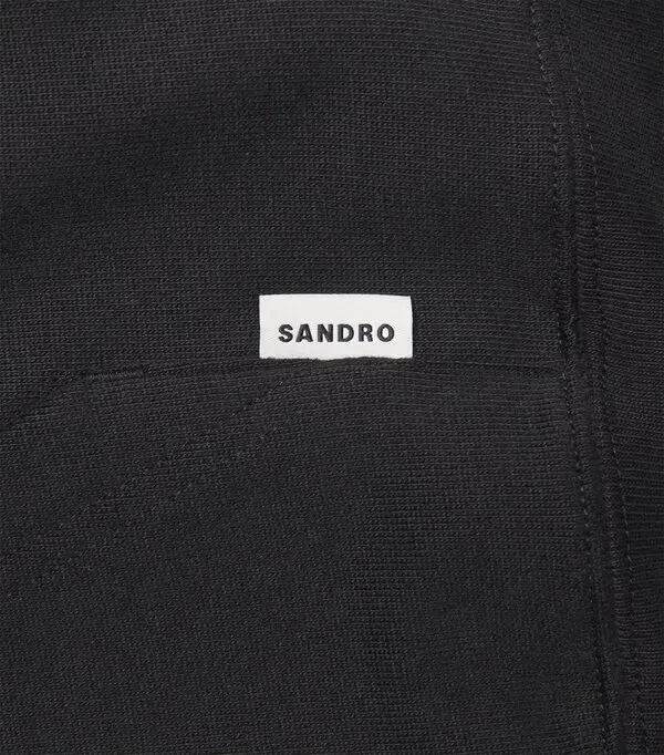 Sandro Oversized Cotton Hoodie