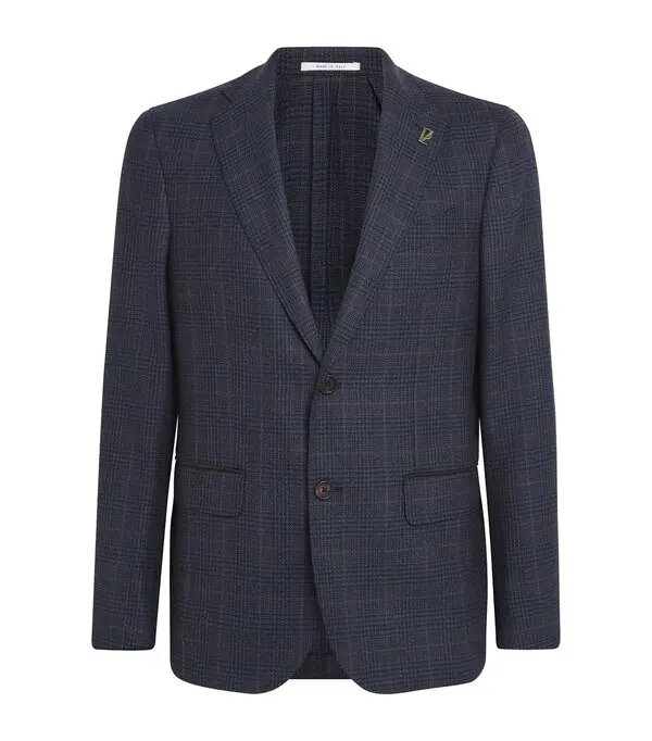 Pal Zileri Wool Check Blazer