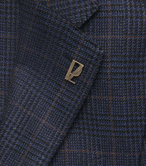 Pal Zileri Wool Check Blazer