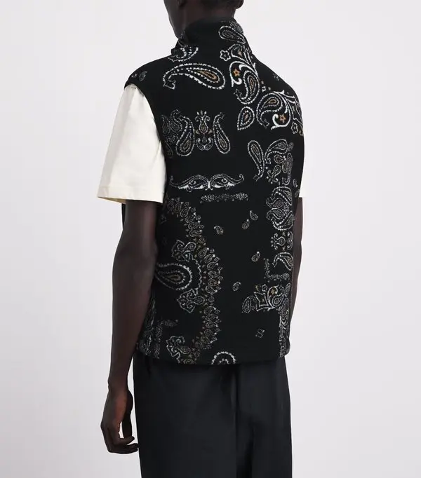 Moncler Reversible Paisley Padded Gilet
