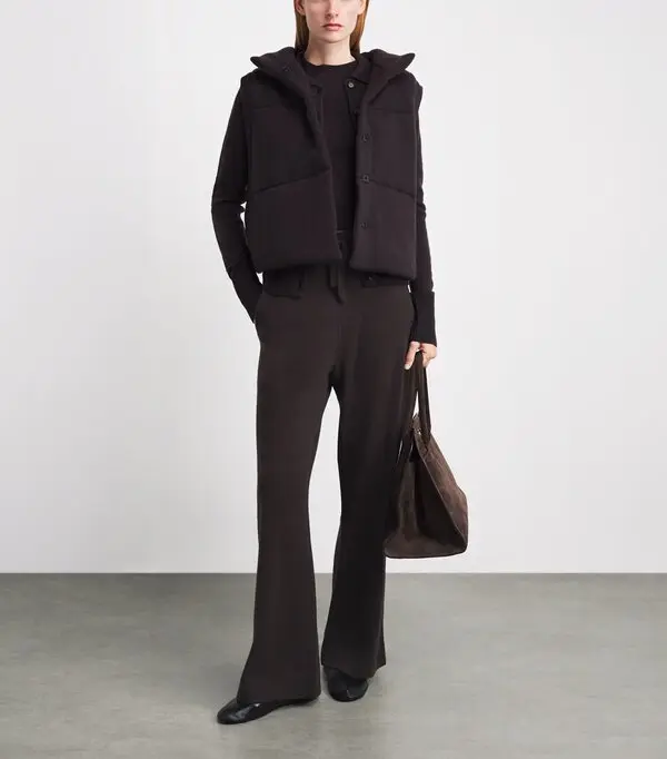 Le Kasha Cashmere Wide-leg Trousers