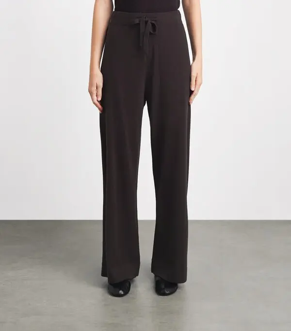 Le Kasha Cashmere Wide-leg Trousers