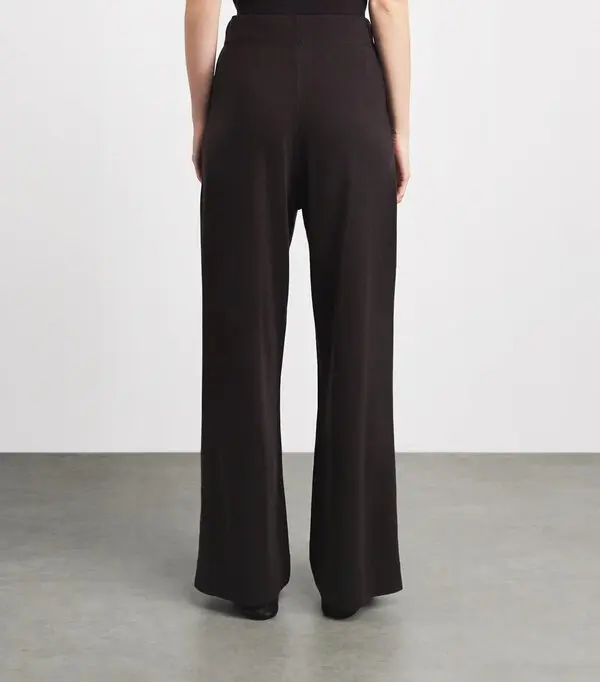 Le Kasha Cashmere Wide-leg Trousers