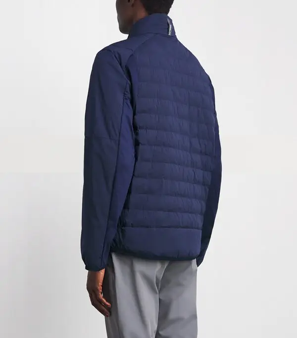 Rlx Ralph Lauren Padded High-neck Zip-up Jacket - Navy