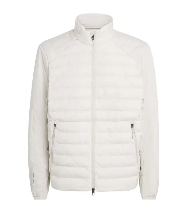 Rlx Ralph Lauren Padded High-neck Zip Jacket - Beige