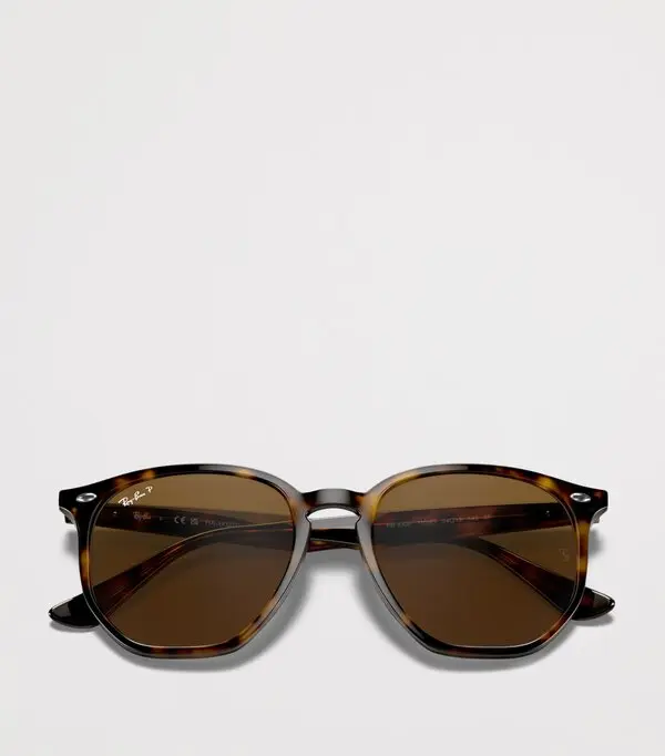 Ray-ban Tortoiseshell Irregular Frame Sunglasses