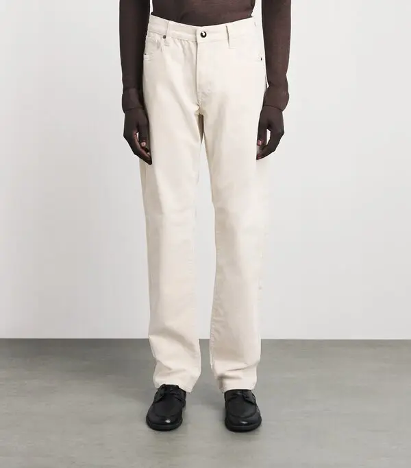 Pal Zileri Straight Leg Jeans With Stretch