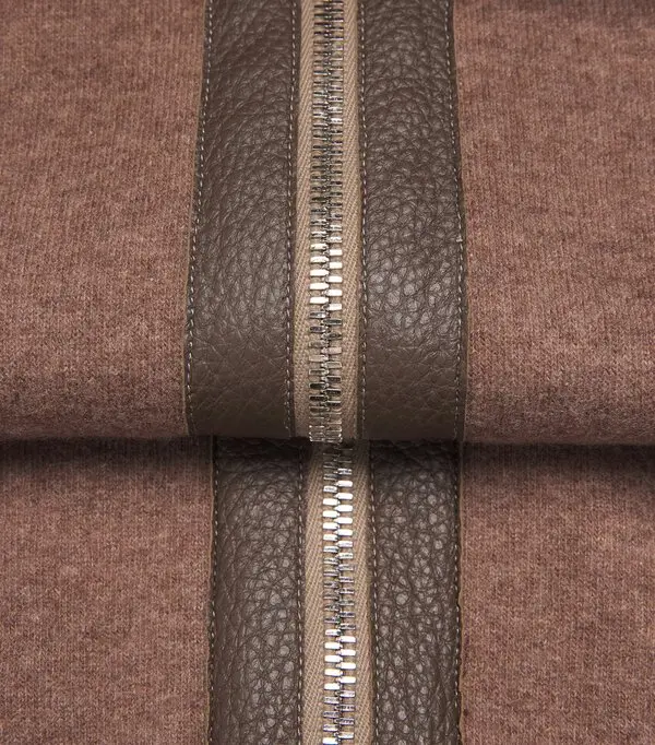 BRETT JOHNSON Cashmere-blend Zip-up Hoodie