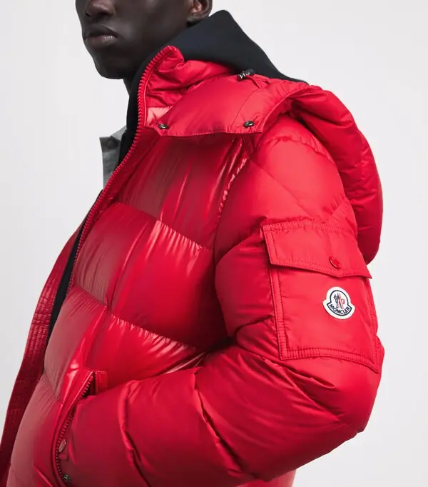Moncler Maya Down Puffer Jacket - Red