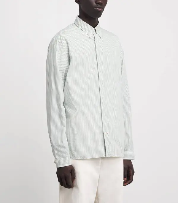 Oliver Peoples Cotton Stripe Brook Shirt