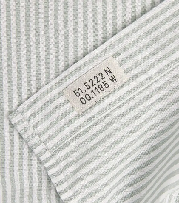 Oliver Peoples Cotton Stripe Brook Shirt