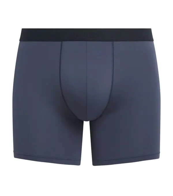 Hanro Micro-touch Shortleg Boxer Briefs - Grey