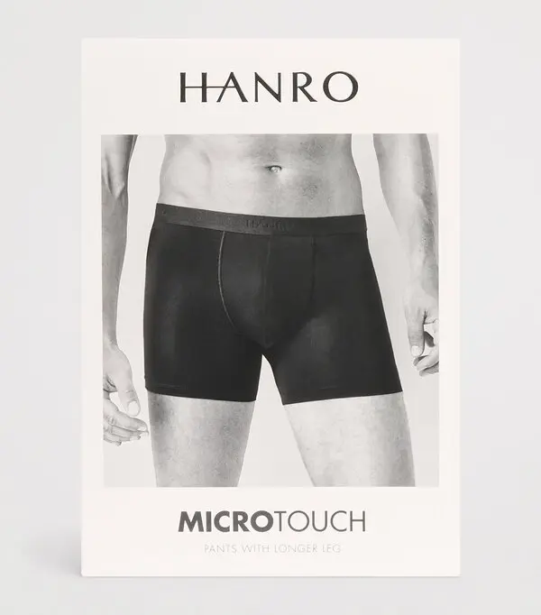 Hanro Micro-touch Shortleg Boxer Briefs - Grey