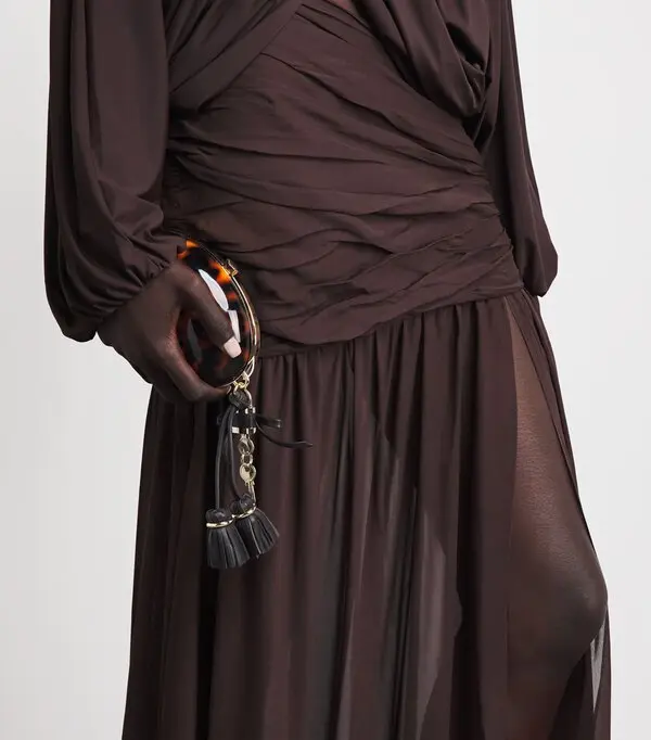 DE LA VALI Amaya Maxi Skirt - Brown
