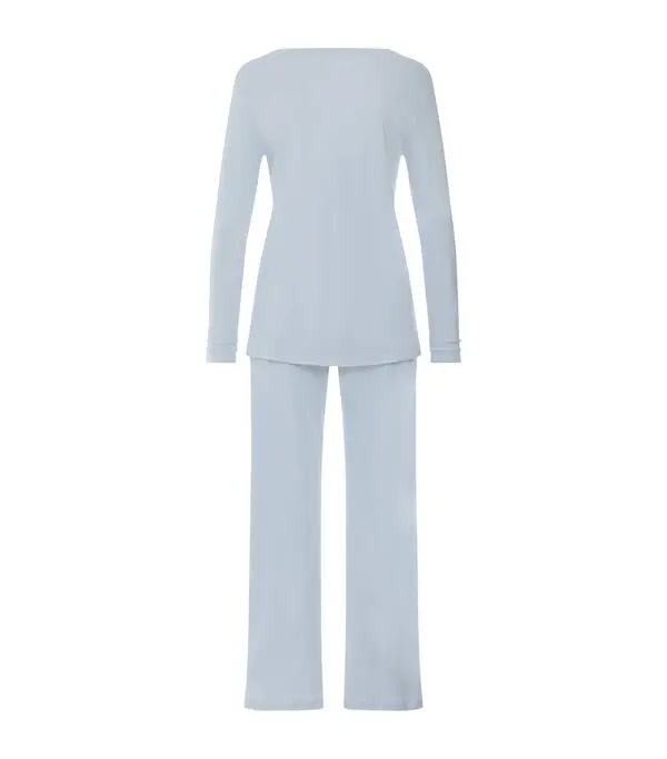 Hanro Cotton Long-sleeve Pyjama Set