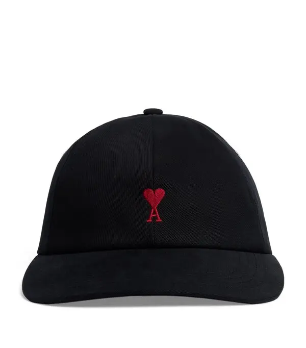 AMI Paris Embroidered Logo Baseball Cap