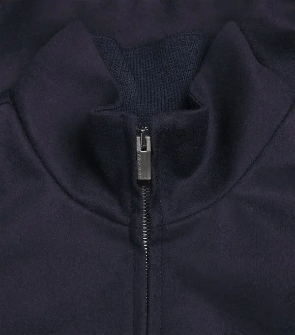 Paul & Shark Virgin Wool-cashmere Hybrid Zip-up Jacket