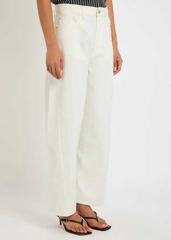 Maria Mcmanus Crescent Barrel-leg Denim Jeans