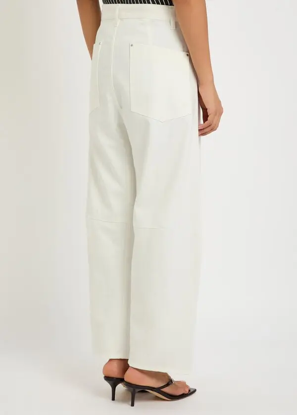 Maria Mcmanus Crescent Barrel-leg Denim Jeans