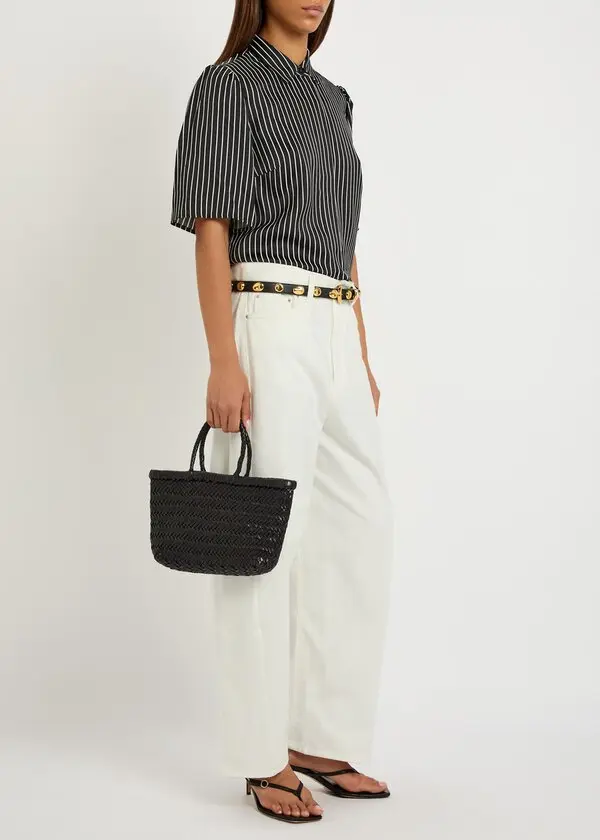 Maria Mcmanus Crescent Barrel-leg Denim Jeans
