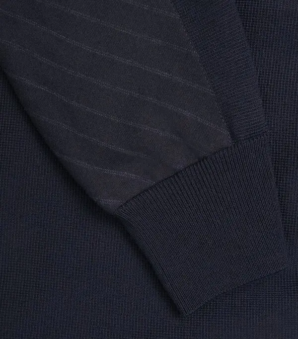 Paul & Shark Virgin Wool Quarter-zip Sweater