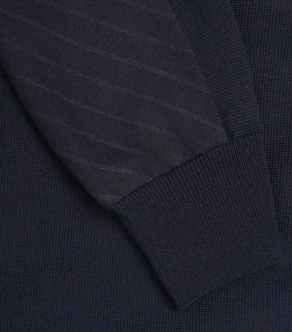 Paul & Shark Virgin Wool Quarter-zip Sweater