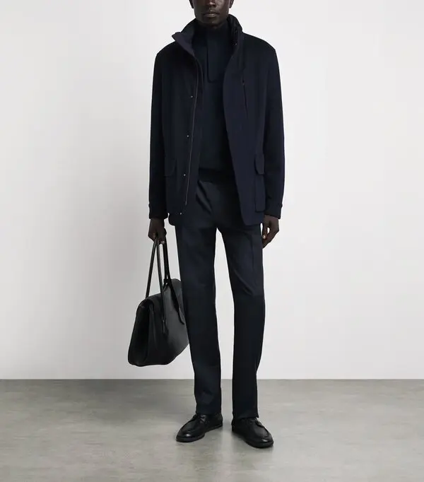 Paul & Shark Cashmere Hybrid Coat