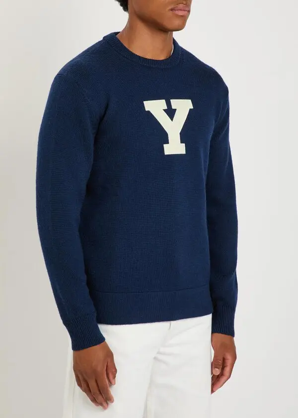 Gant Yale Appliqué Wool Jumper