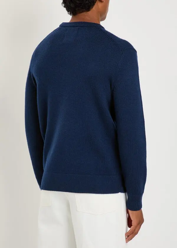 Gant Yale Appliqué Wool Jumper