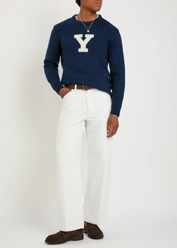 Gant Yale Appliqué Wool Jumper
