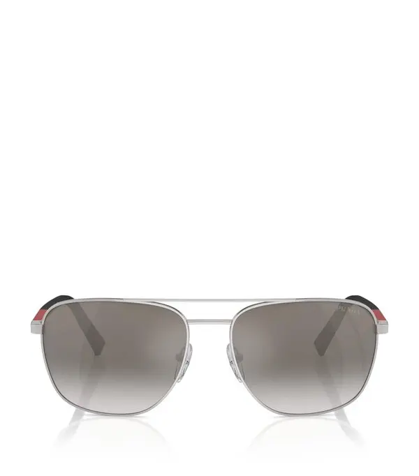 Prada Metal Aviator Sunglasses