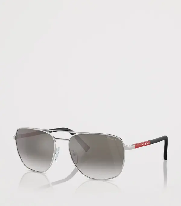 Prada Metal Aviator Sunglasses
