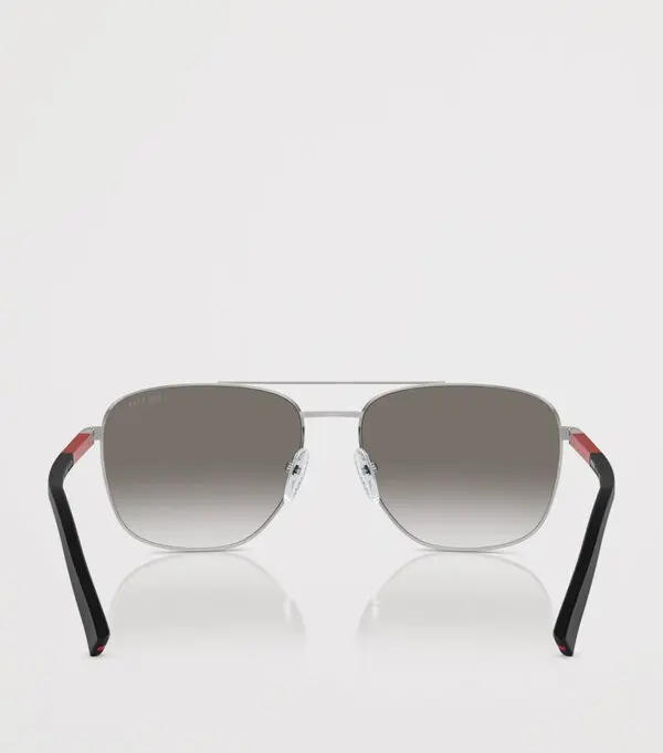 Prada Metal Aviator Sunglasses