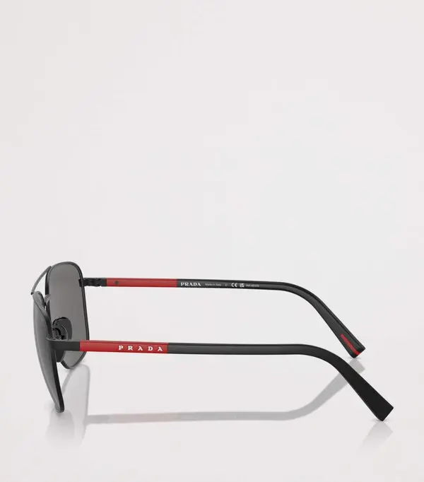 Prada Metal Aviator Sunglasses