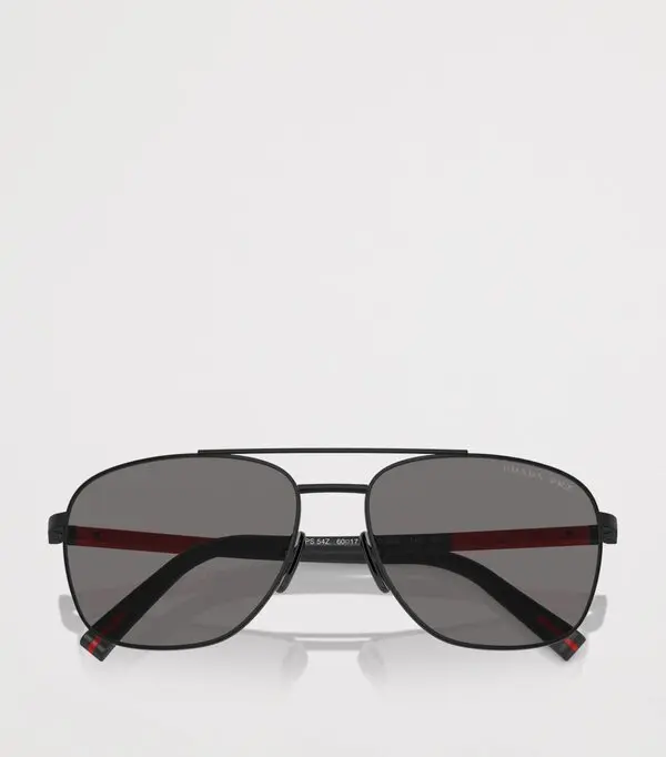 Prada Metal Aviator Sunglasses