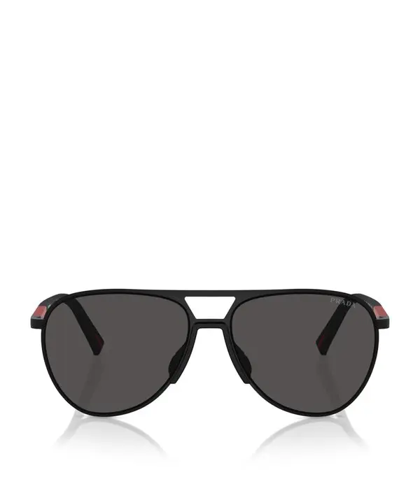 Prada Metal Aviator Sunglasses