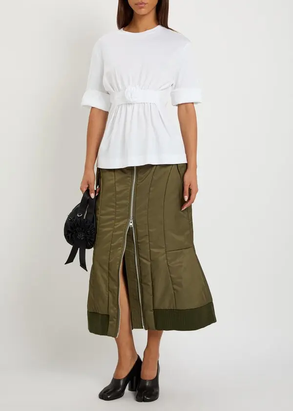 Simone Rocha Padded Shell Midi Skirt