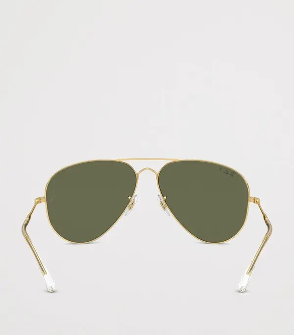 Ray-ban Metal Aviator Pilot Sunglasses - Gold