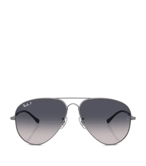 Ray-ban Metal Aviator Pilot Sunglasses - Grey