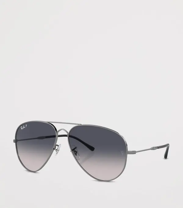 Ray-ban Metal Aviator Pilot Sunglasses - Grey