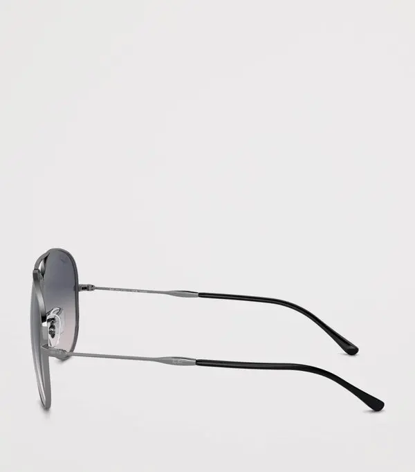 Ray-ban Metal Aviator Pilot Sunglasses - Grey