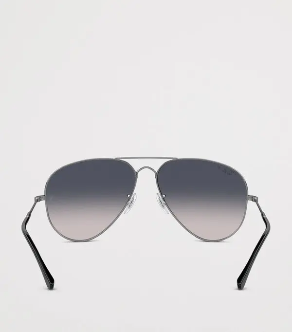 Ray-ban Metal Aviator Pilot Sunglasses - Grey