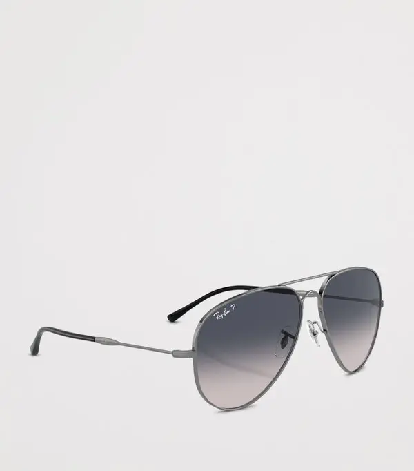 Ray-ban Metal Aviator Pilot Sunglasses - Grey