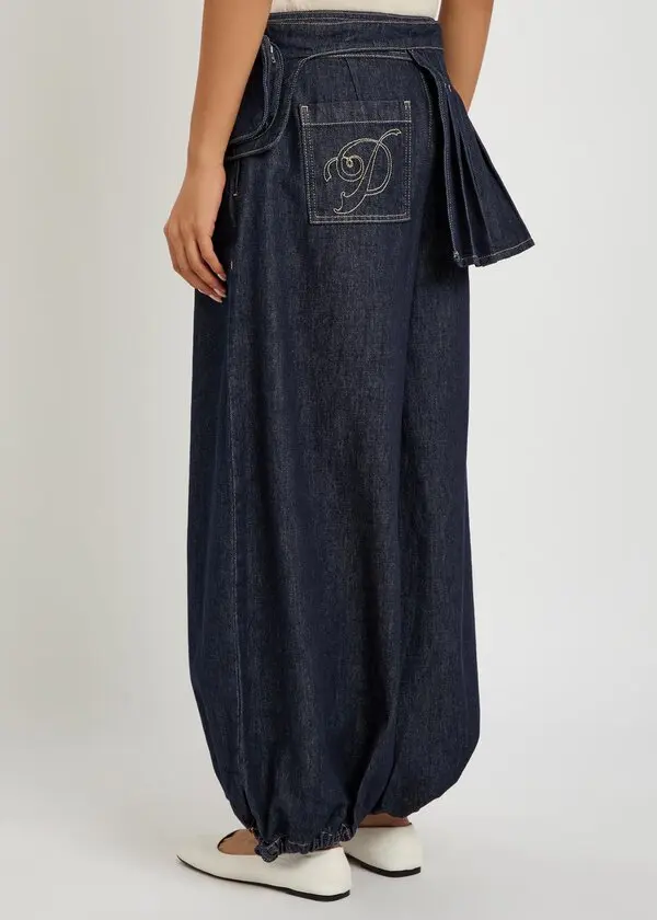 DAMSON MADDER Balloon Leg Jeans With Belt