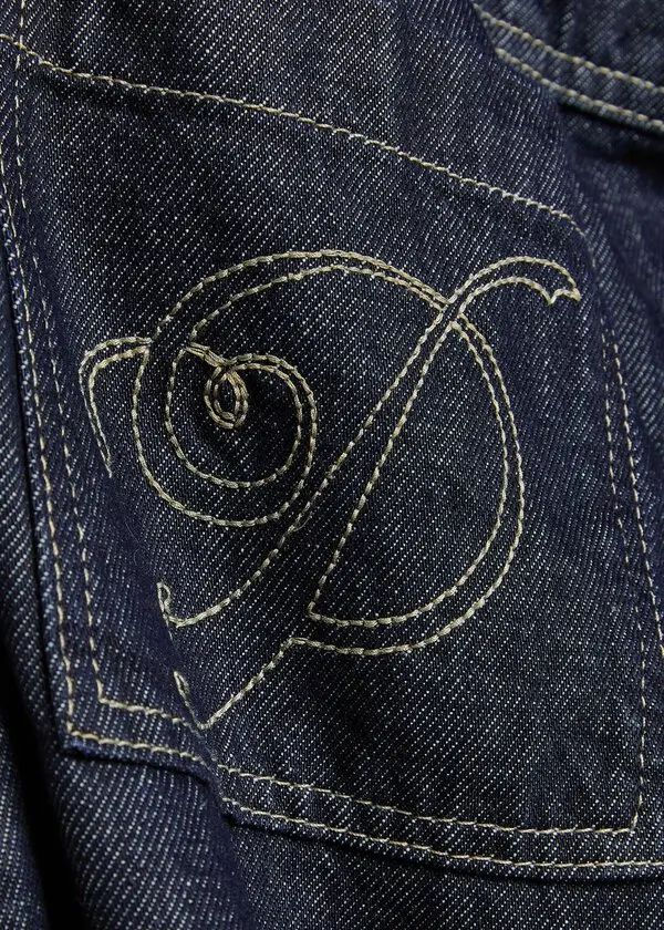 DAMSON MADDER Balloon Leg Jeans With Belt