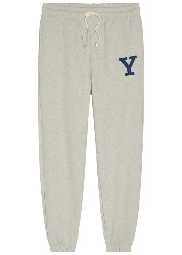 Gant Yale Appliquéd Cotton Sweatpants