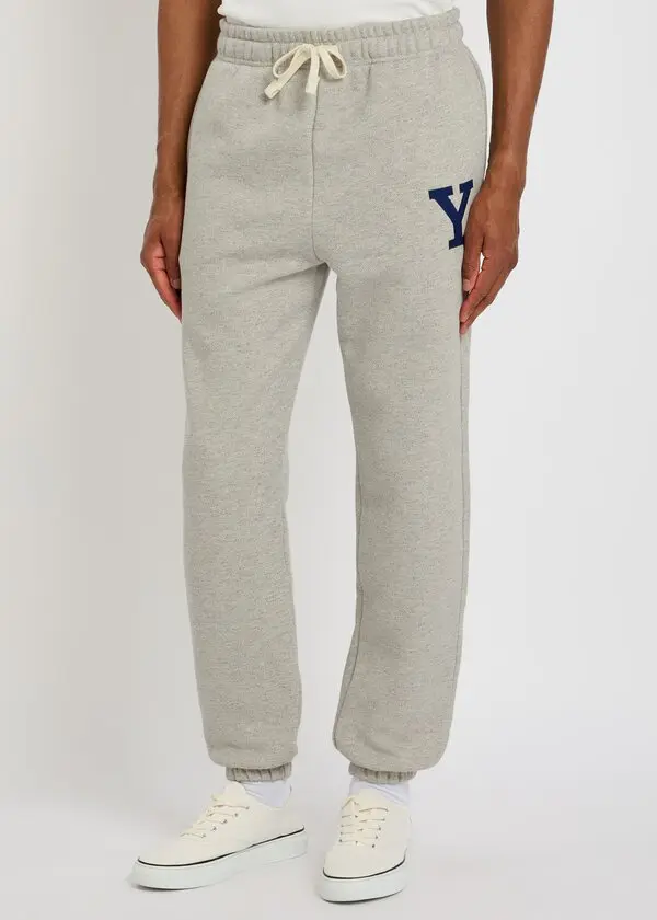 Gant Yale Appliquéd Cotton Sweatpants