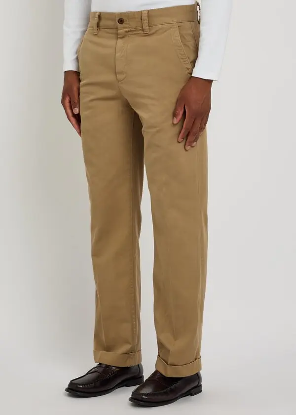 Gant Yale Straight-leg Cotton-twill Chinos
